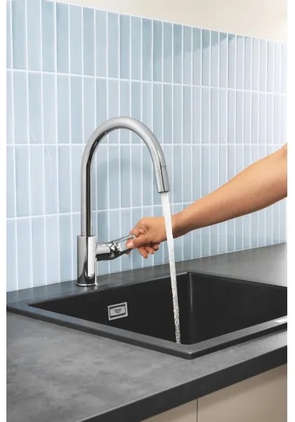 GROHE 30556000 - Dřezová baterie START LOOP 357 mm lesklý chrom