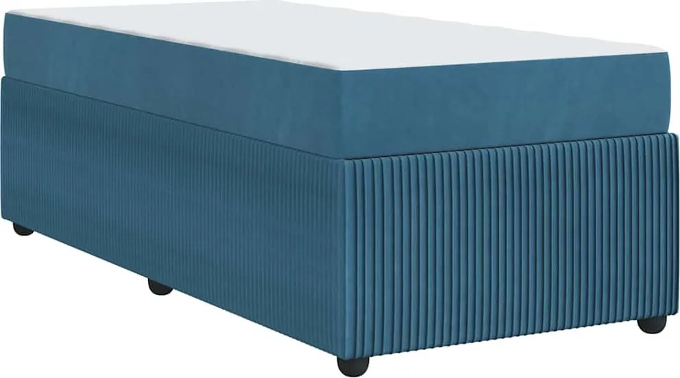 Rám postele Modrá 90 x 200 cm textil 3398351