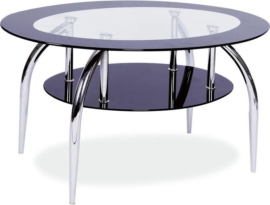 Deflee Konferenční stolek LOJA DE-SIL-LOJAkov, sklo  100x50x60 cm