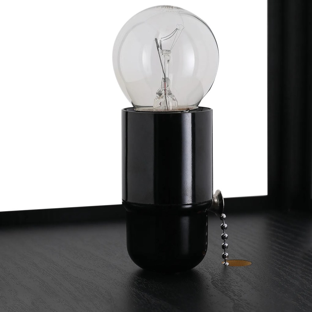 HOMCOM Stojací lampa s policemi Stojací lampa, interiérové osvětlení, E27, do 40W, do obývacího pokoje/ložnice, dřevo, černá, 26x26x160 cm