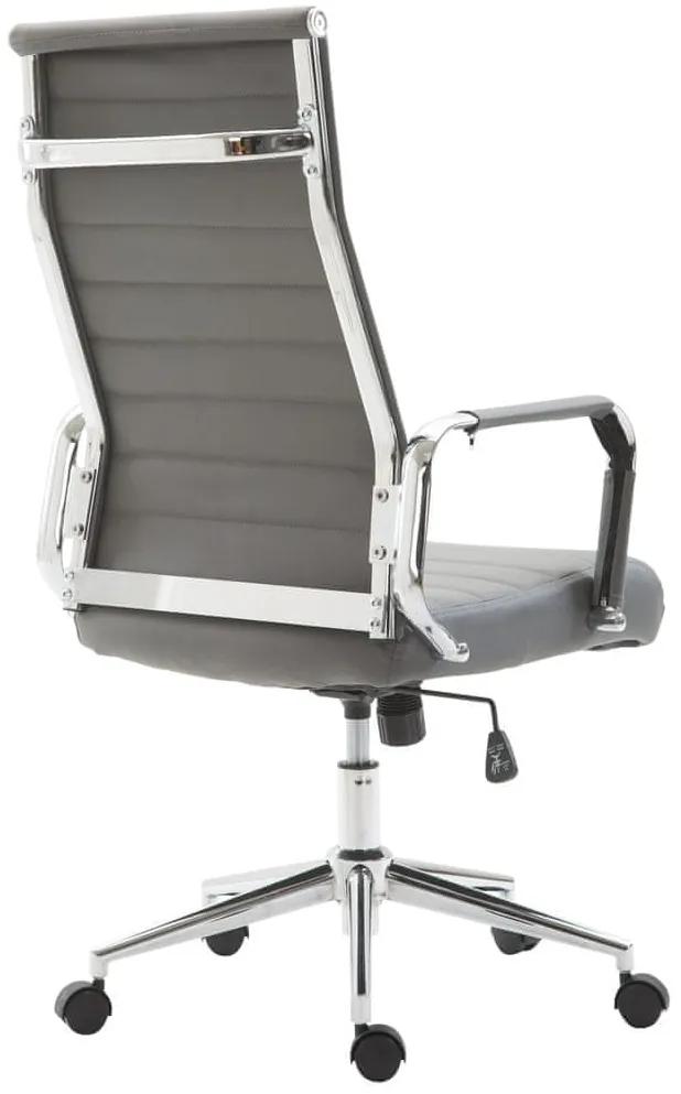 Bhm germany Kancelářská židle Kolumbus, syntetická kůže, šedé