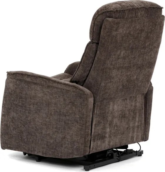 Polohovací křeslo hnědé, elektrické TV-H9727 BR2