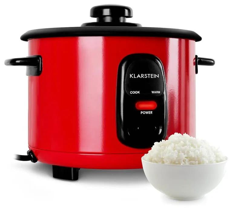 Klarstein Osaka 1,5, červený, rýžovar, 500 W, 1,5 litr, funkce udržení tepla