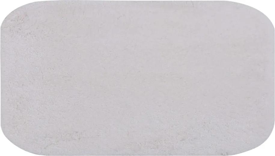 Bílá koupelnová předložka Confetti Miami, 57 x 100 cm