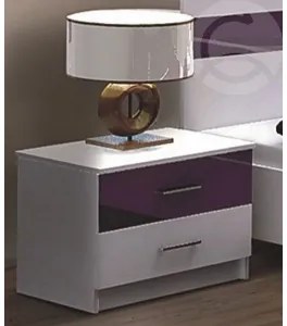 Noční stolek Arad - fialový 0
