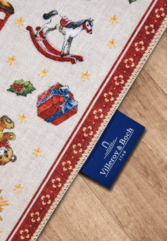 Villeroy & Boch Kusový koberec Toy's delight s potiskem 106192 Red, Multicolor, 50x80, červená, obývací pokoj