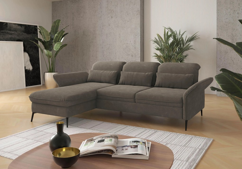 XXXLutz ROHOVÁ SEDAČKA, textil, jílová barva Sit & More - Sedací soupravy - 000144011848