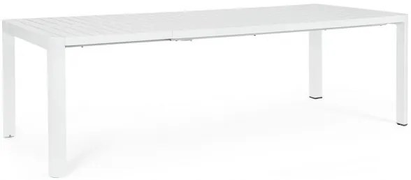 BIZZOTTO Rozkládací zahradní stůl KIPLIN 180/240x100 cm bílý 0663468