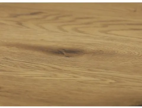 Jídelní stůl 160x90 x76 dub černá kovová podstava AT-3018 OAK