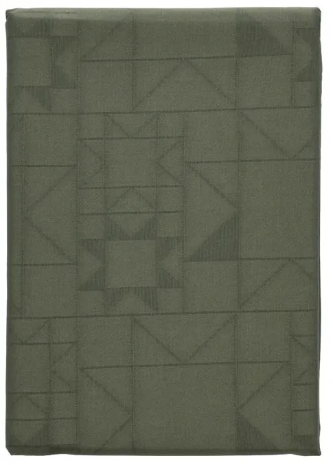 Södahl Kuchyňský ubrus 140x320 Star Damask Forest green