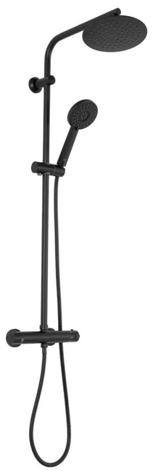 REA-P8804 - Sprchová sada s termostatickou baterií BLISS matná černá REA-P8804