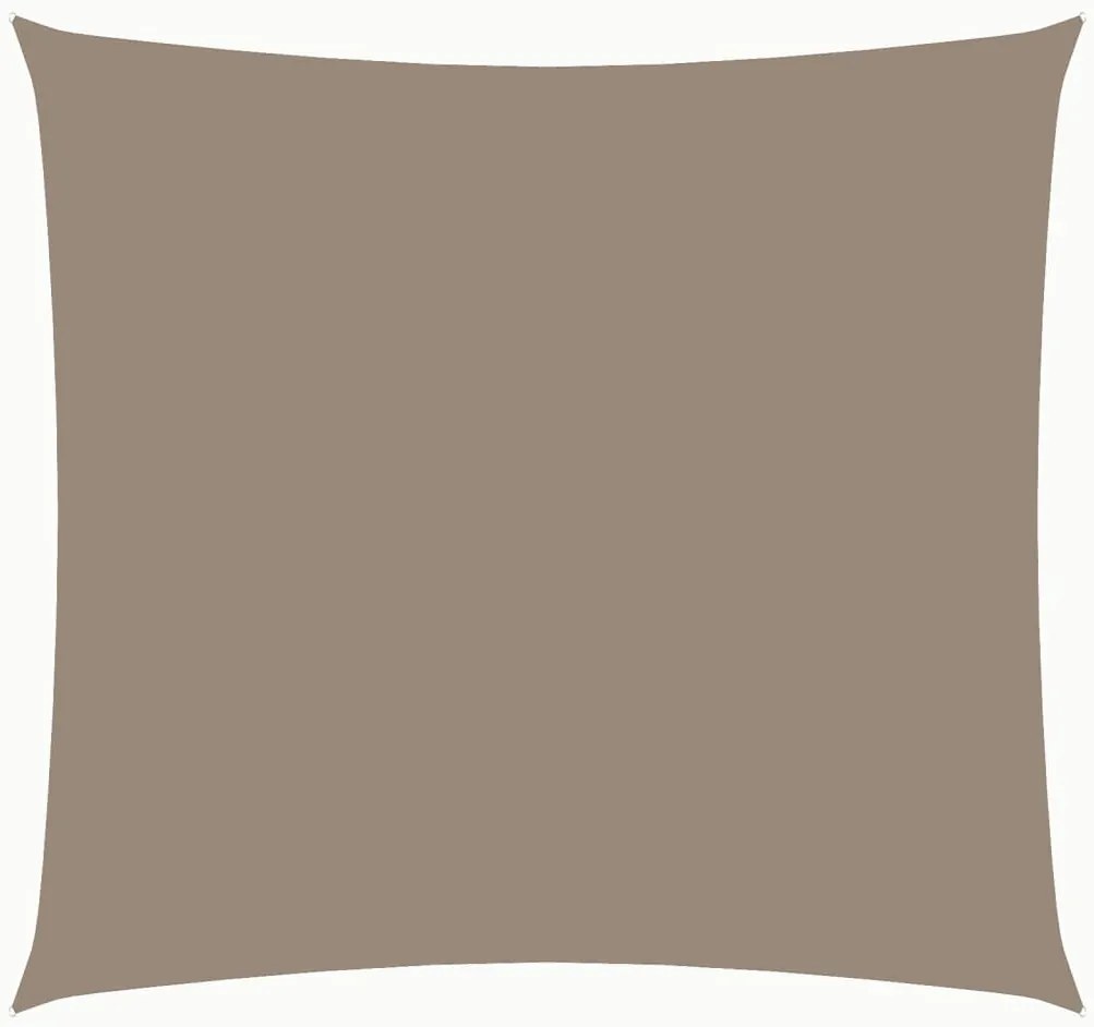 Stínící plachta oxfordská látka čtvercová 4 x 4 m taupe 135414