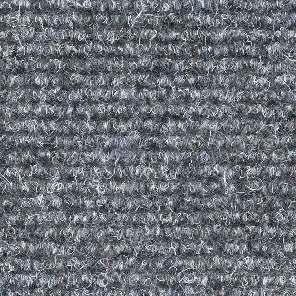Schodové rohože samolepicí 30 ks 65 x 21 x 4 cm světle šedé, půlkulaté, velké 3365658