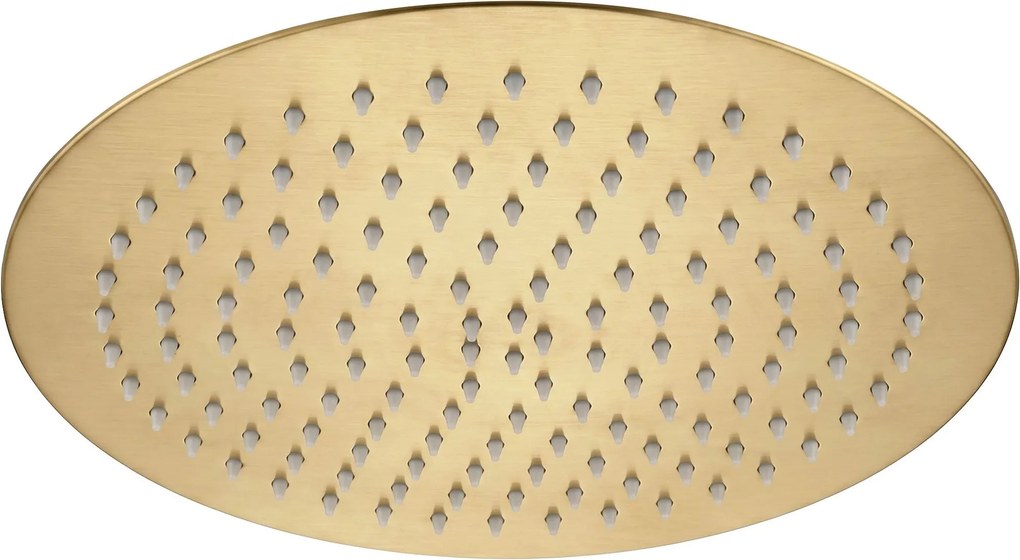 Rea Rea, kulatá dešťová sprchová hlavice, JS-P014BG, 30cm, zlatá matná, REA-P8604