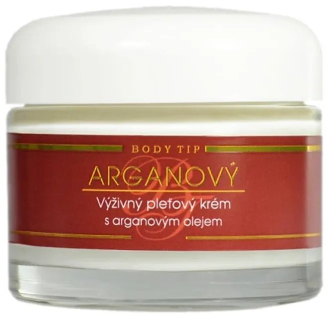Výživný pleťový krém s Bio arganovým olejem BODY TIP 50 ml