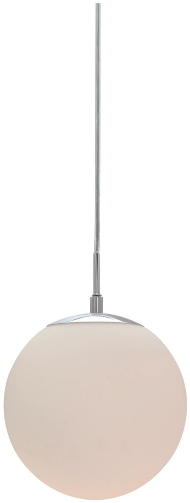 Stropní lampa Halo Ball bílá, stříbrná Rozměry: Ø 20 cm, výška 20 cm