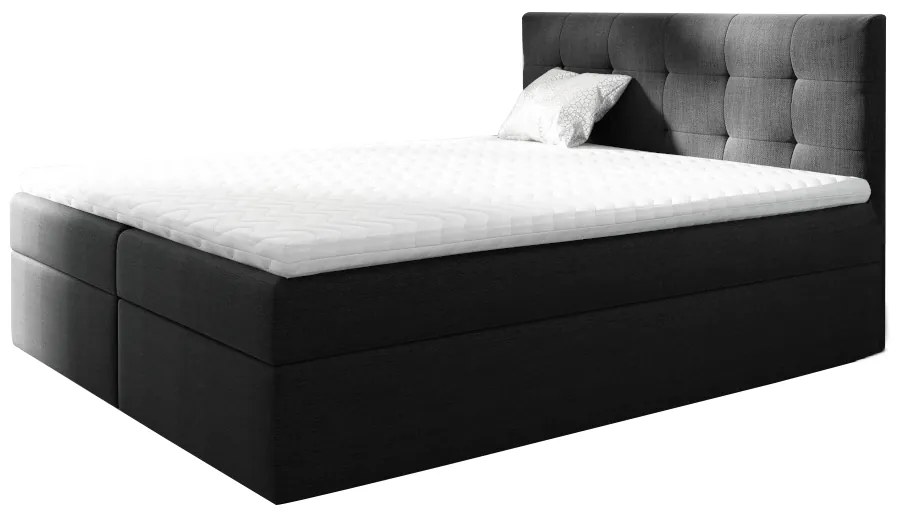 Expedo Čalouněná postel boxspring NUMBER 2, 160x200, inari 100