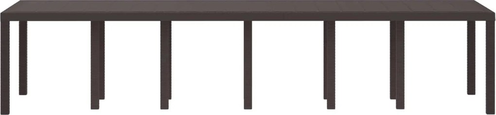 Zahradní stůl Hnědá 350 x 100 x 74 cm polyratan 3378525