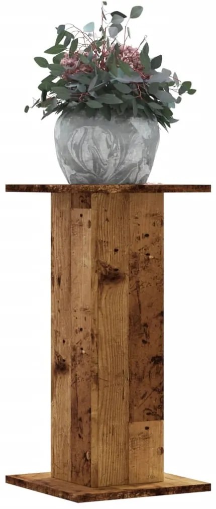 Stojany na rostliny 2 ks old wood 30x30x60 cm kompozitní dřevo 3307862