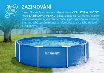 Bazén Florida 3,05x0,91m bez příslušenství Marimex 10340192