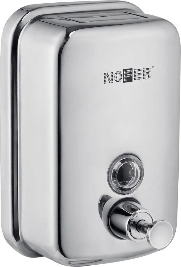 NOFER NOFER, Dávkovač mýdla 600ml, lestěná nerez, 03001.06.B