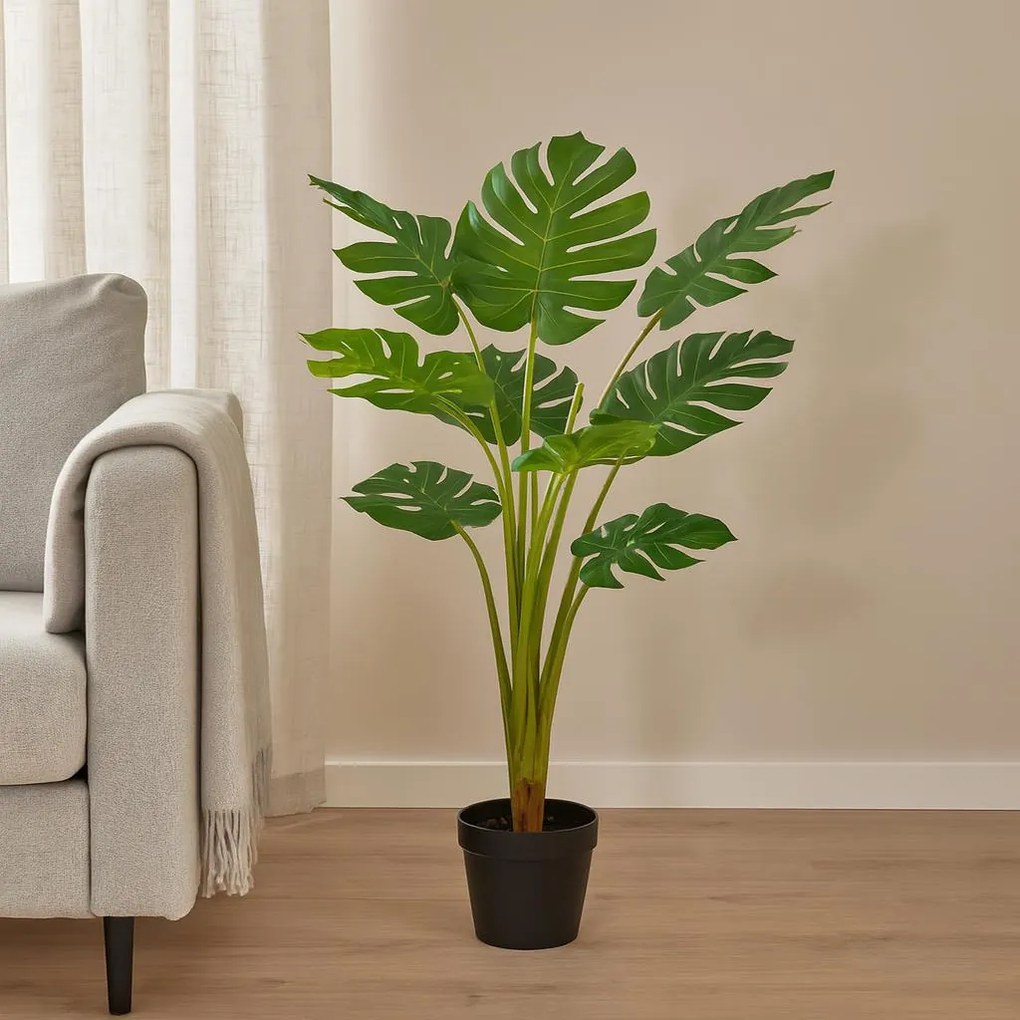 Umělá rostlina, monstera, 110 cm