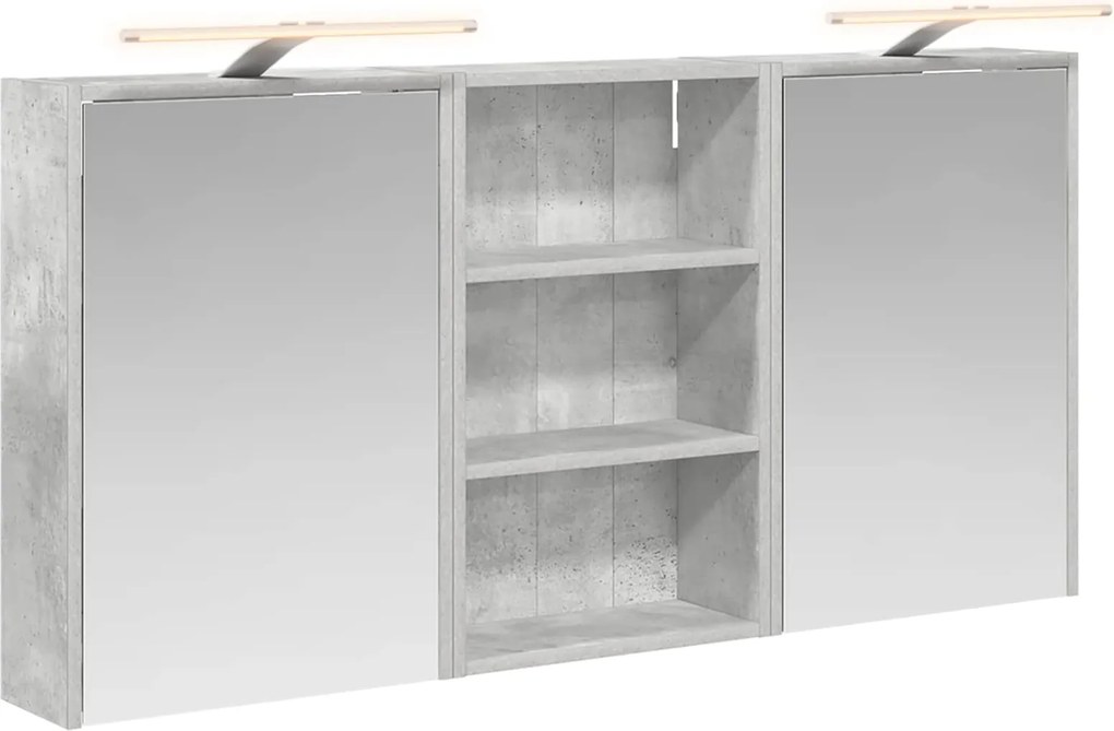 Sada koupelnových skříněk 3 ks 126 x 16 x 62,5 cm 3403835