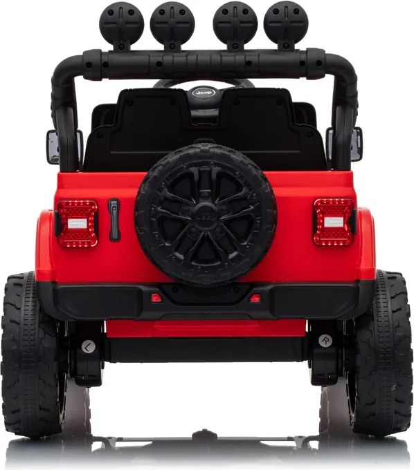 LEAN CARS Akumulátorové vozidlo Jeep Rubicon DK-JWR558 24 V, červené