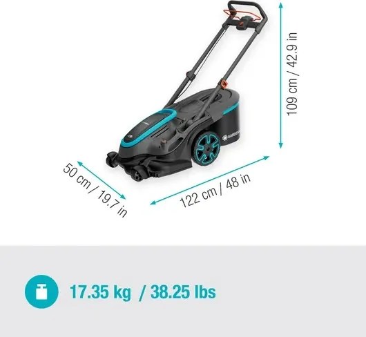 Aku sekačka na trávu PowerMax Duo 46/36V Gardena 14646-65