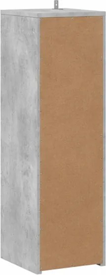 skříňka na boty, botník, 6 polic, dřevo, 92x36x32 cm, beton šedá, Dekorino BB20260075