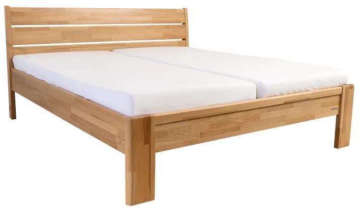 AHORN Dvoulůžková postel VEROLI - buk napojovaný ROZMĚR: 140 x 190 cm