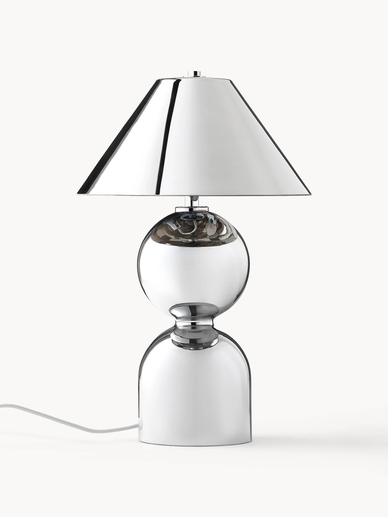 Stolní lampa se zrcadlovým sklem a nastavitelným stínidlem Danielle