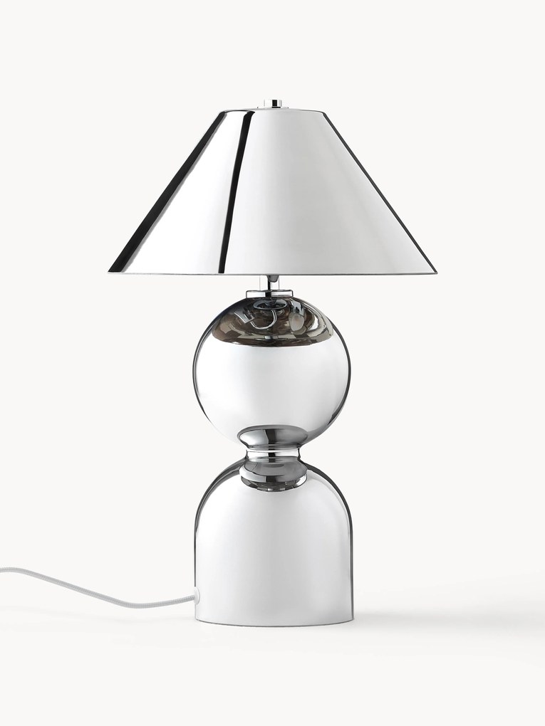 Stolní lampa ze zrcadlového skla Danielle