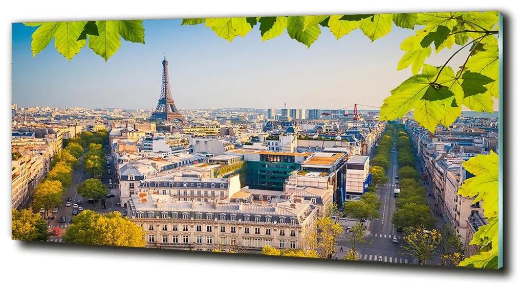Fotoobraz na skle Paříž