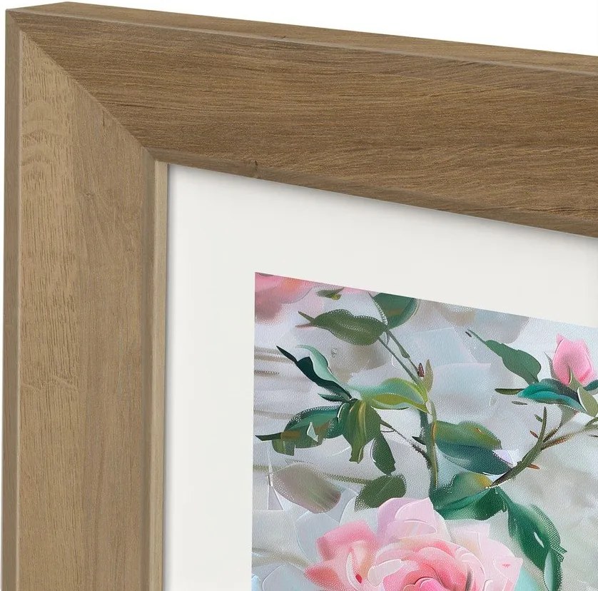 Tištěný obraz s rámem 75x56 cm Blooming Roses – Styler