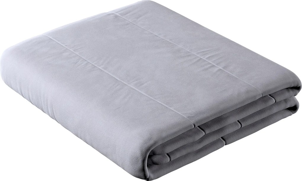 Sametový přehoz Velvet barva šedá látka lesklé, sametová