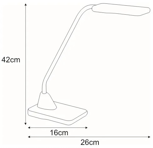 Stolní lampa K-BL1205 BÍLÁ z řady TYMEK