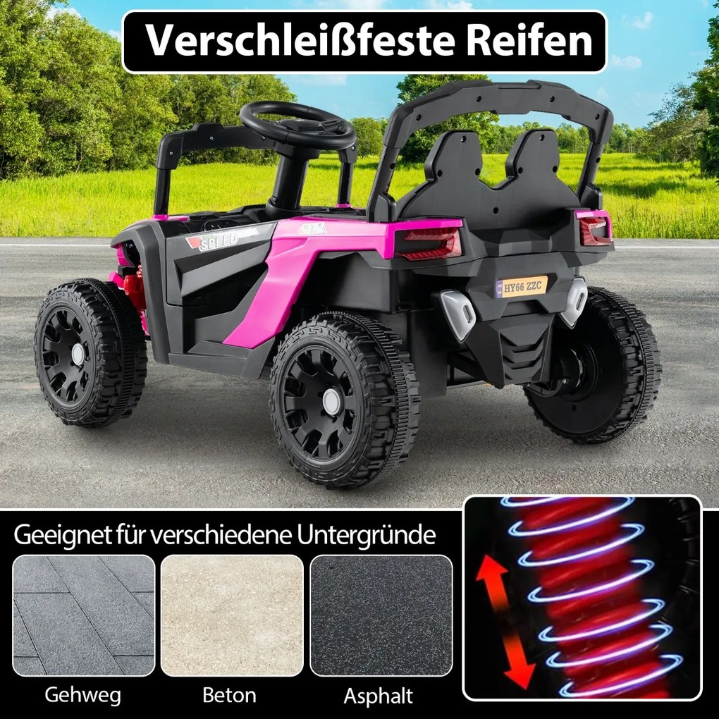 Costway Dětské 12 V elektrické auto s dálkovým ovládáním Electric UTV Truck