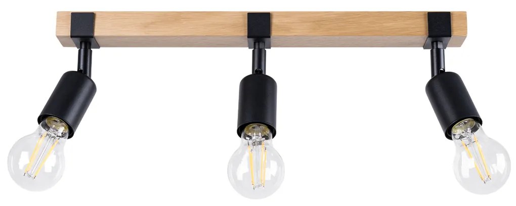 Sollux Lighting Stropní svítidlo ZUCA 3 černé
