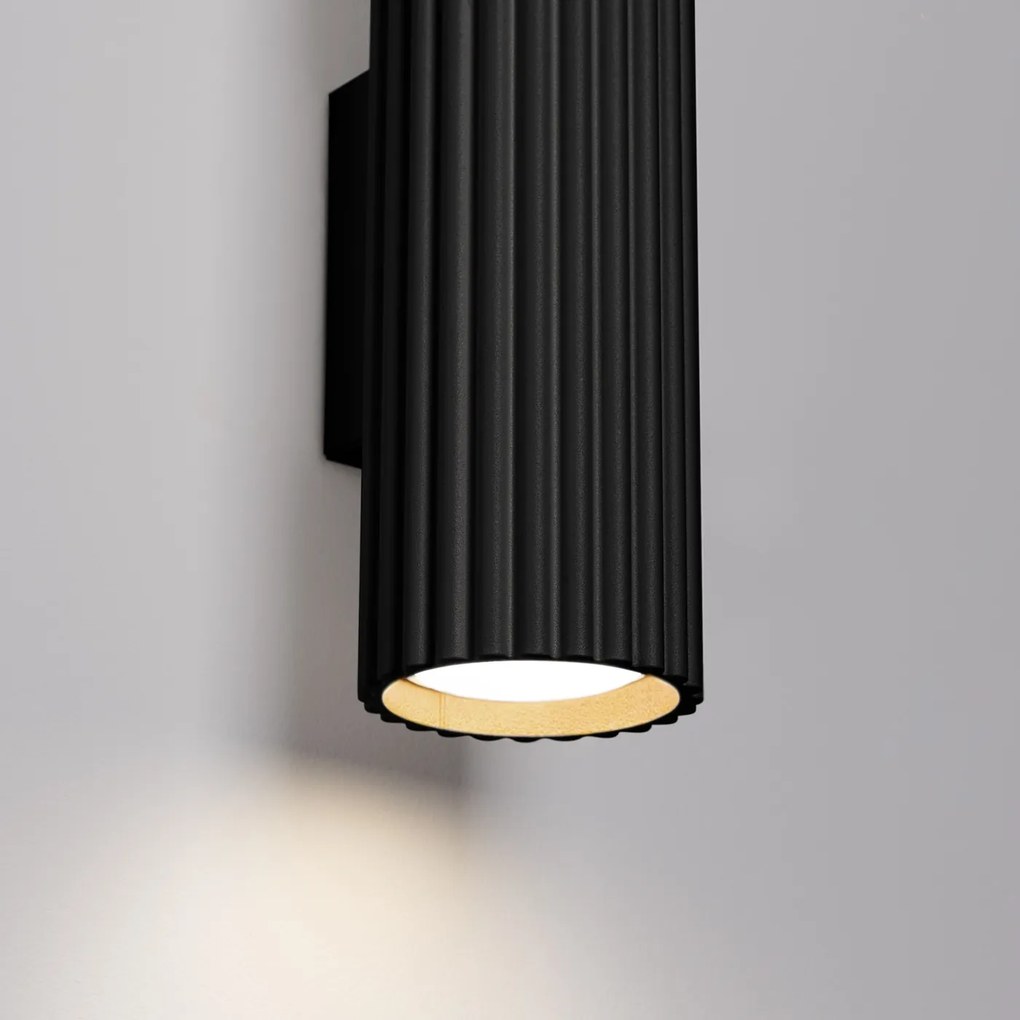 Sollux Lighting Nástěnné svítidlo KARBON 30 černé