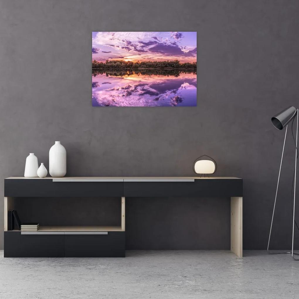 Obraz fialového nebe (70x50 cm)
