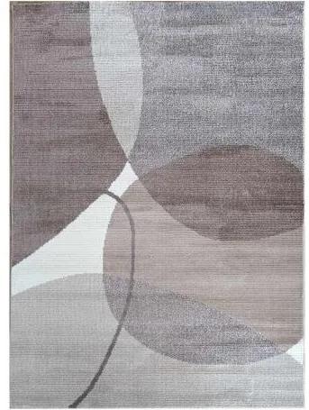 Odolný koberec VALENCIA HNĚDÝ KRÉMOVÝ 160x220 cm