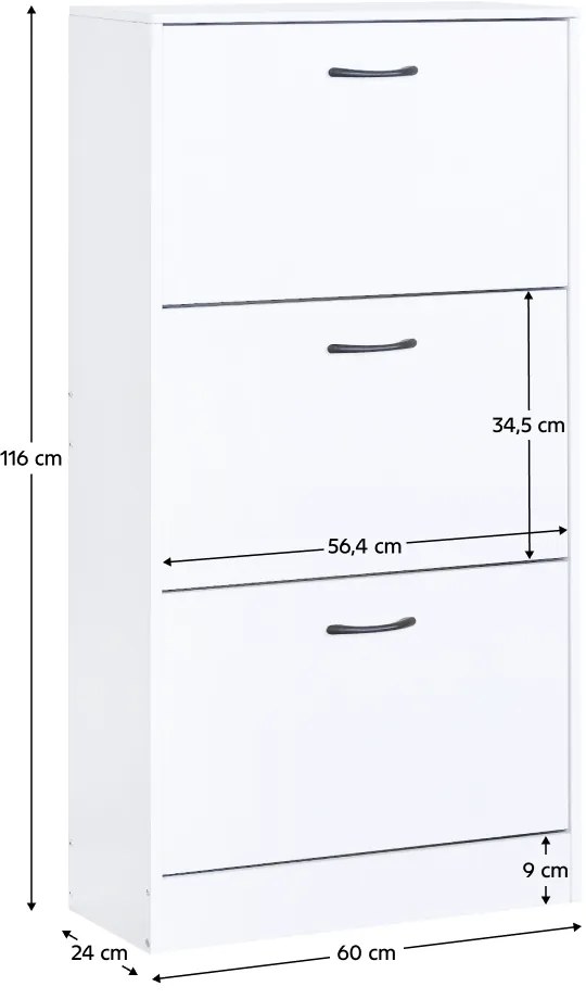 Kondela Botník, 3-řadý, bílá, BOTORIA