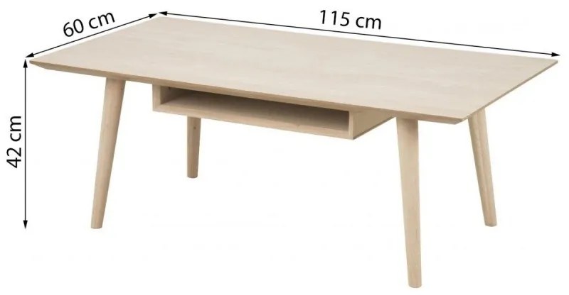 Konferenční stolek Century dub