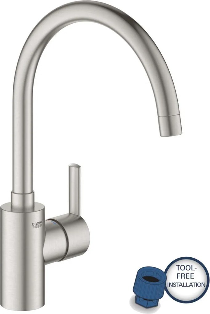 Grohe - Dřezová baterie, supersteel 32670DC2ROZ2