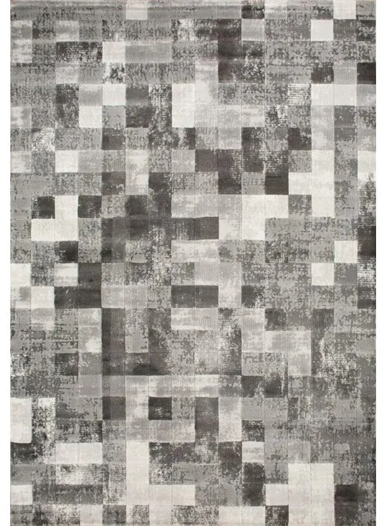 Kusový koberec Mykonos 135 - šedý
