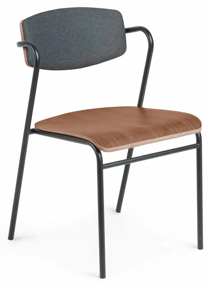 Hnědá Přírodní židle Casper 78 × 49 × 48 cm LA FORMA