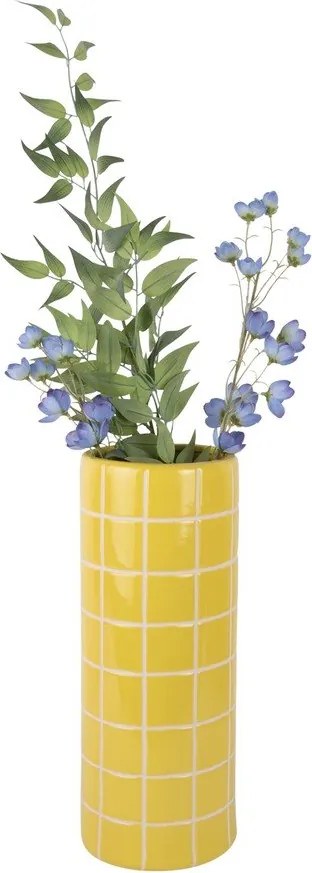 Žlutá keramická váza (výška 40 cm) Retro Tiles – PT LIVING