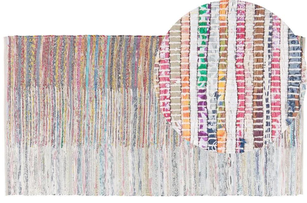 Barevný tkaný bavlněný koberec 80x150 cm MERSIN Beliani | BIANO