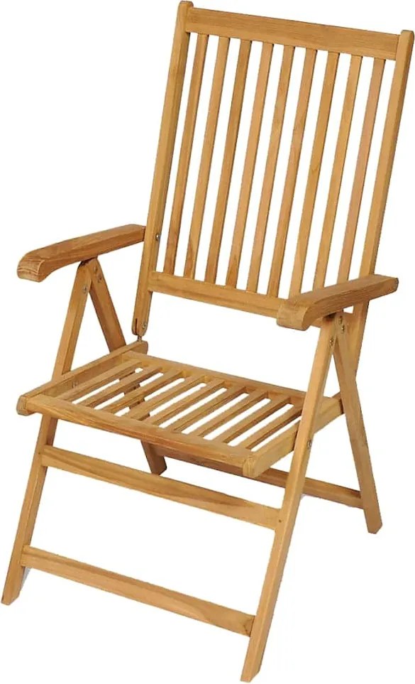 7dílný zahradní jídelní set masivní teakové dřevo 3059565